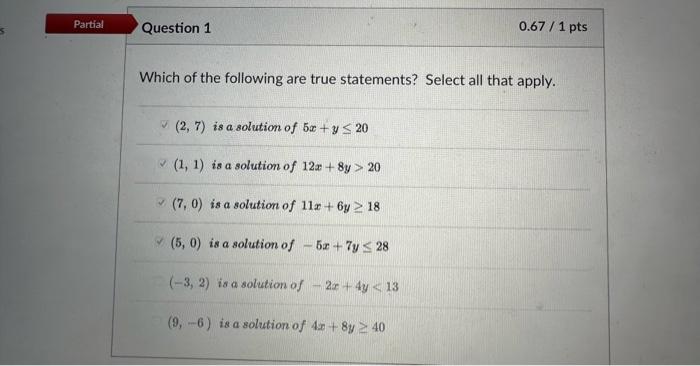 Solved Which of the following are true statements? Select | Chegg.com