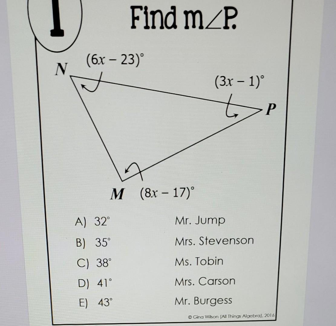 Solved Find m∠P. | Chegg.com