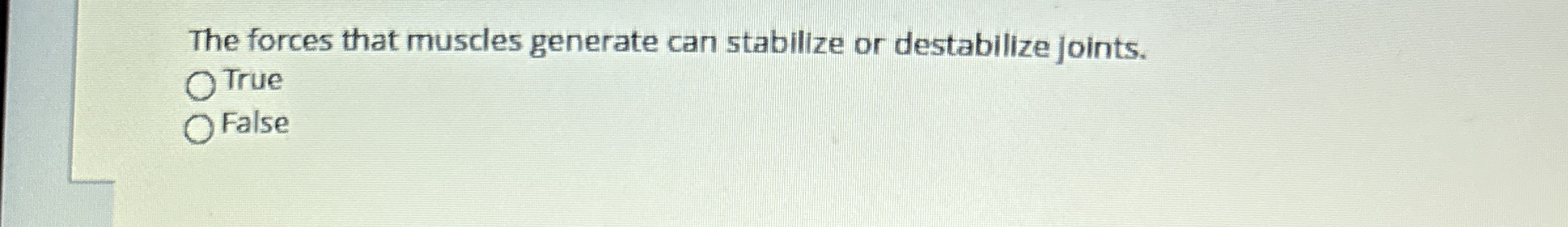 Solved The forces that muscles generate can stabilize or | Chegg.com