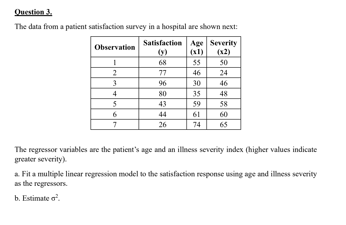 Solved question 3:solve this statistics and prob question | Chegg.com