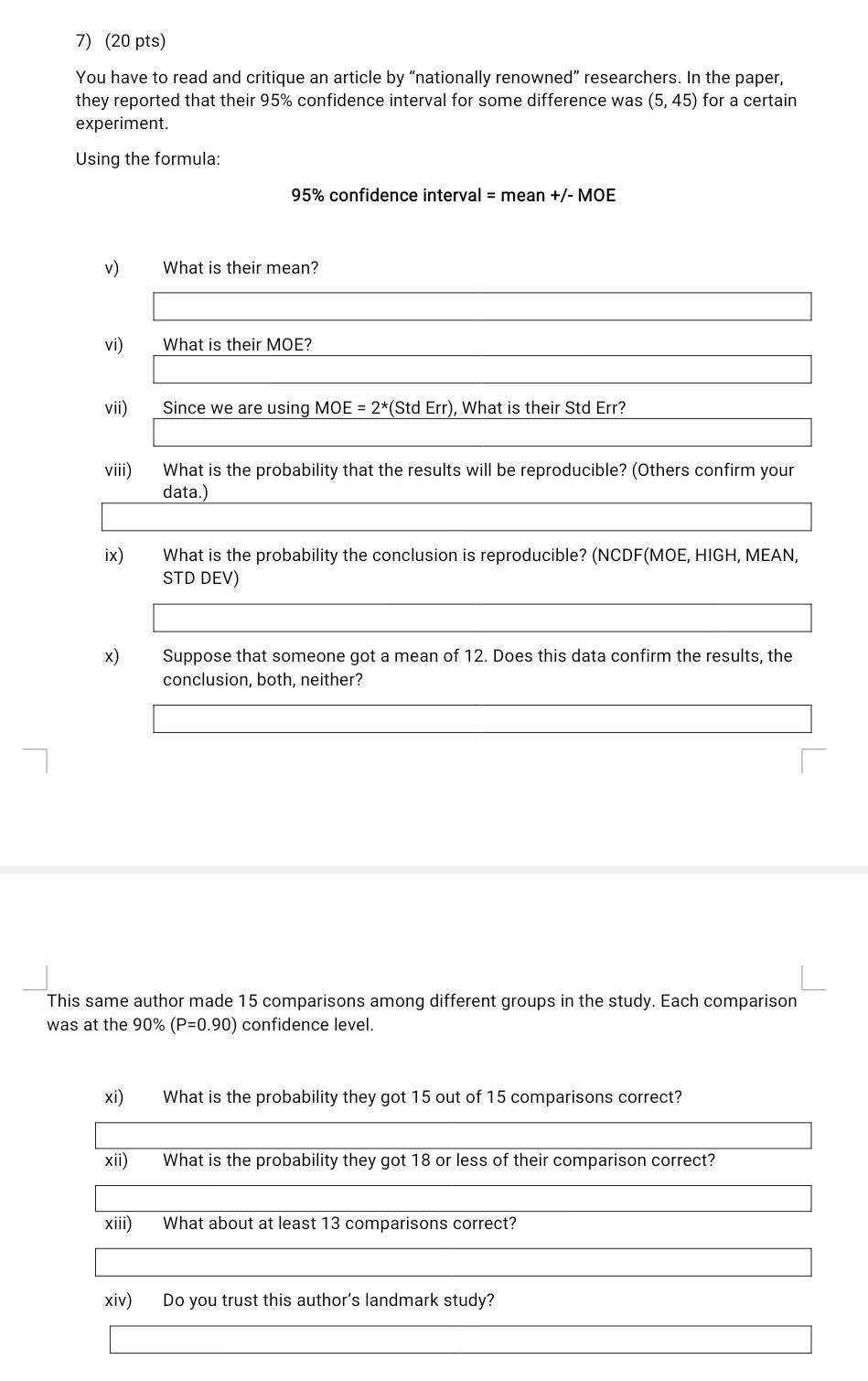 Solved 7) (20 pts) You have to read and critique an article | Chegg.com Solved 7) (20 pts) You have to read and critique an article | Chegg.com