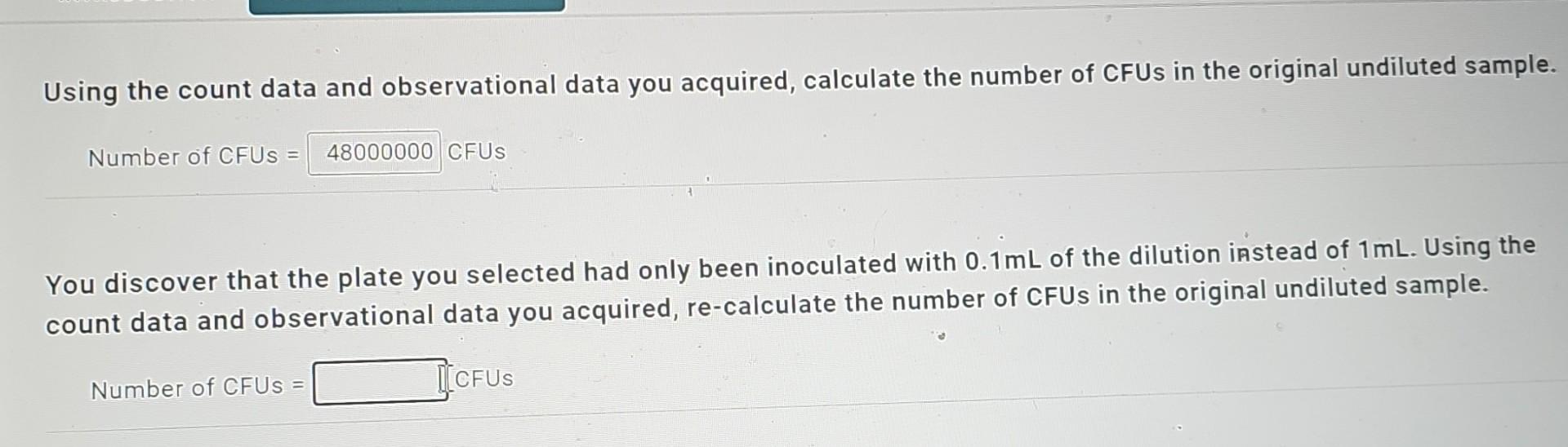 Solved Using the count data and observational data you | Chegg.com