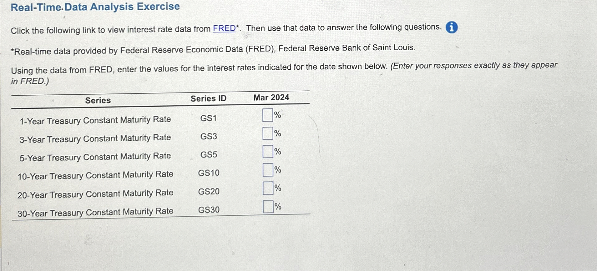Solved Real-Time. Data Analysis ExerciseClick the following | Chegg.com