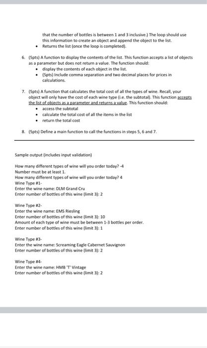 Solved (9pts) Naming Rule: All module, class definitions, | Chegg.com