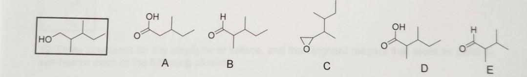 Solved Choose the oxidation product formed when the | Chegg.com