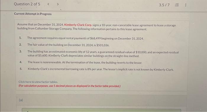 Solved Assume that on December 31. 2024, Kimberly-Clark | Chegg.com