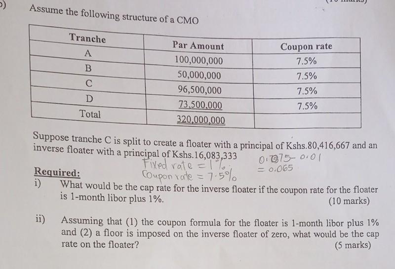 Solved Assume the following structure of a CMO Suppose | Chegg.com