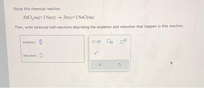 Solved Study this chemical reaction: | Chegg.com
