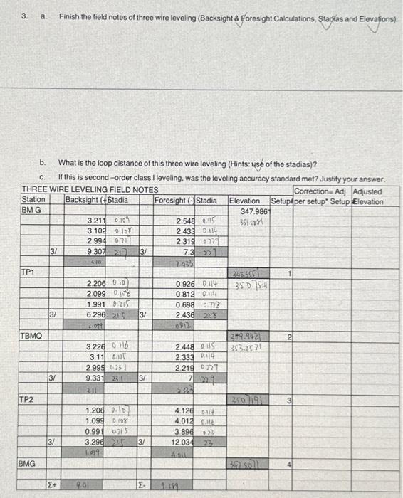 Solved 3. What is the loop distance of this three wire | Chegg.com