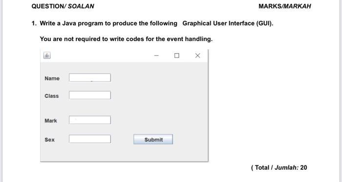 1 Write A Java Program To Produce The Following 2333