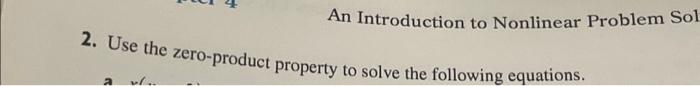 Solved An Introduction to Nonlinear Problem Sol 2. Use the | Chegg.com