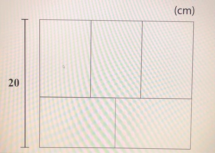 Solved 9) five identical rectangles are composed, as the | Chegg.com