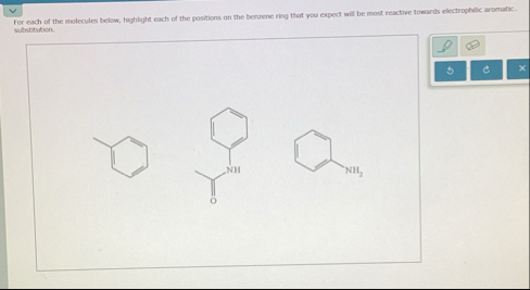 Solved For each of the molecules below, highlight each of | Chegg.com