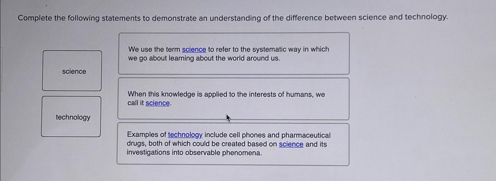 Solved Complete the following statements to demonstrate an | Chegg.com