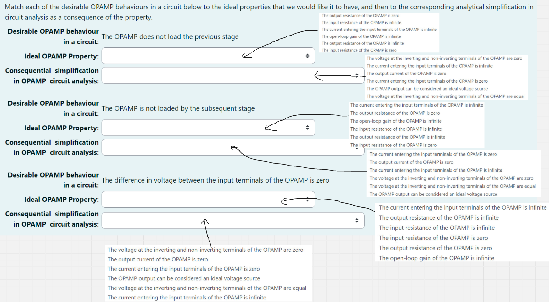 Solved what are the correct inserts for these statements | Chegg.com