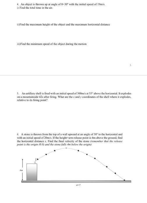 Solved 1. A diver runs horizontally off a platform that is | Chegg.com