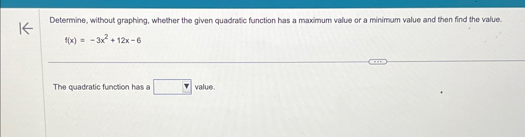 Solved Determine, without graphing, whether the given | Chegg.com