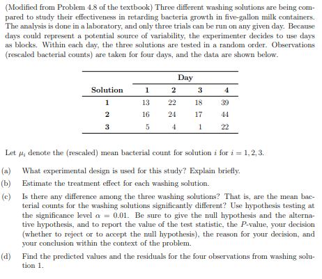 Solved (Modified from Problem 4.8 ﻿of the textbook) ﻿Three | Chegg.com