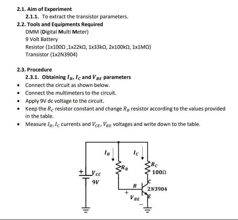 Solved 2.1. Aim of Experiment 2.1.1. To extract the | Chegg.com