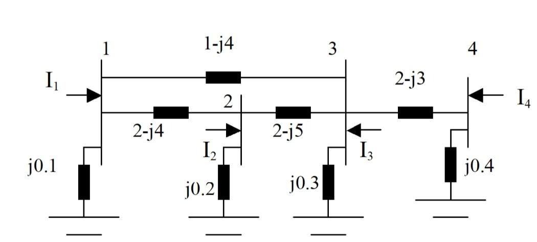 Solved 1- What is the self admittance, Y33, of the electric | Chegg.com
