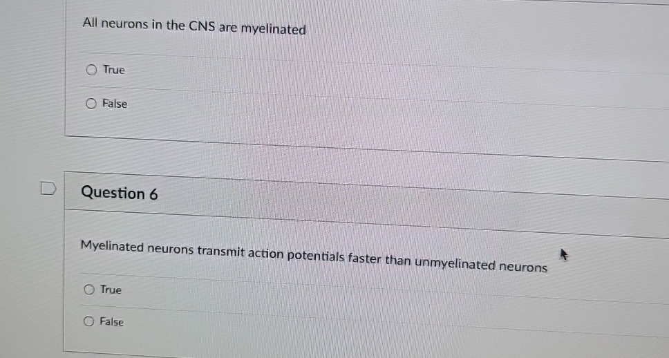 Solved All neurons in the CNS are | Chegg.com