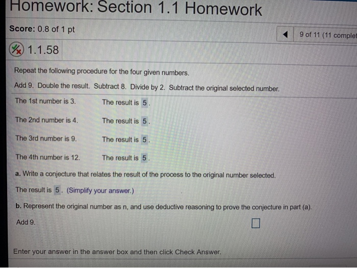 Solved Homework: Section 1.1 Homework 9 of 11 (11 complet | Chegg.com