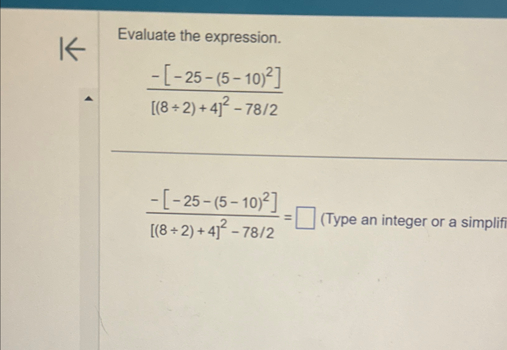 Solved Evaluate the | Chegg.com