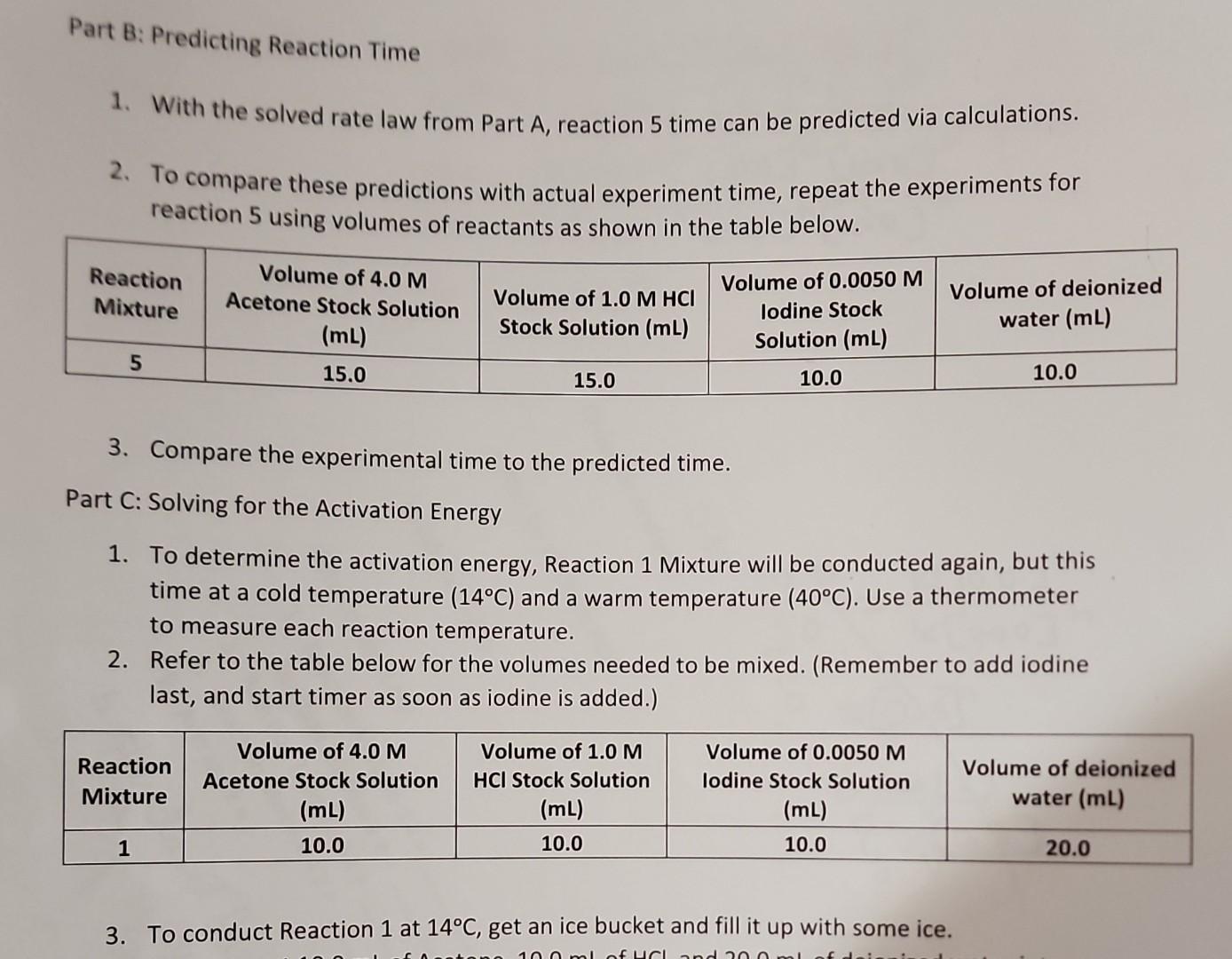Part B Predicting Reaction Time 1 With The Solved