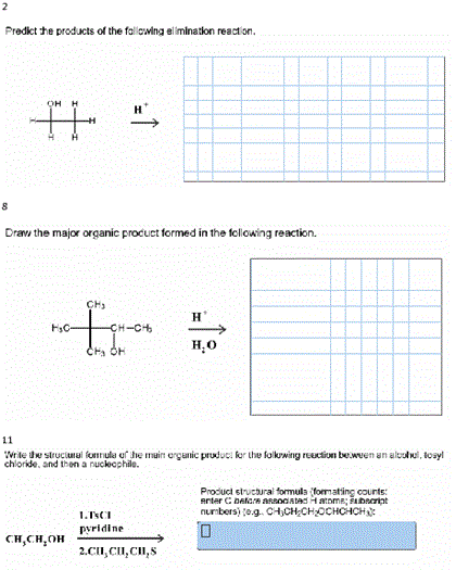 Solved Predict the products of the following elimination | Chegg.com