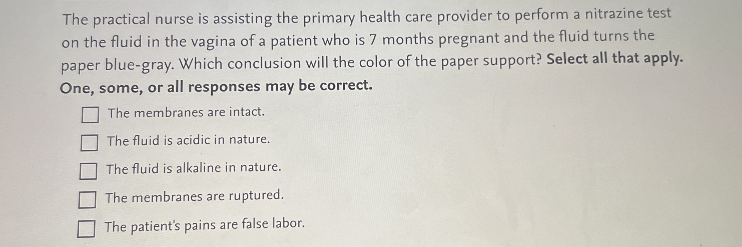 Solved The practical nurse is assisting the primary health | Chegg.com