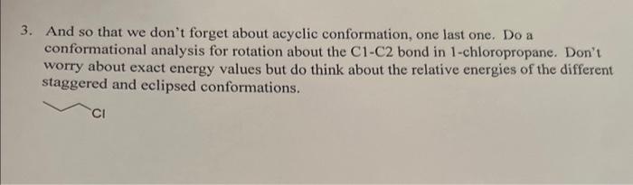 Solved 3. And so that we don't forget about acyclic | Chegg.com