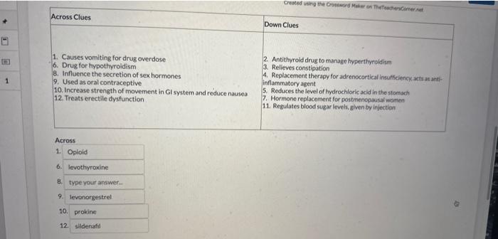 Solved Crested ining the Crotincres Mater an | Chegg.com