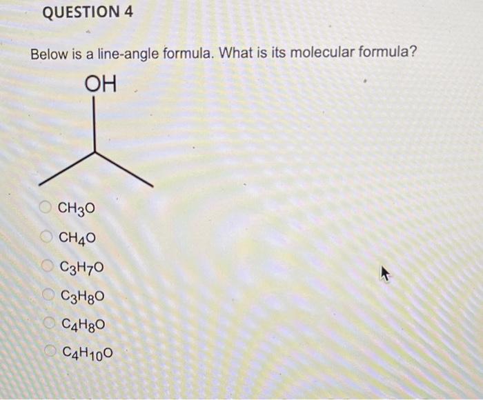 Solved QUESTION 4 Below is a line-angle formula. What is its | Chegg.com
