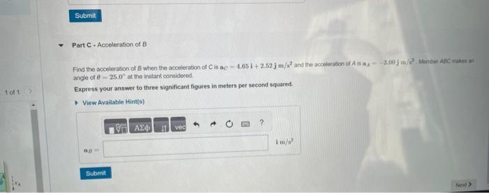 Solved Relative-Motion Analysis: Acceleration Learning Goal: | Chegg.com