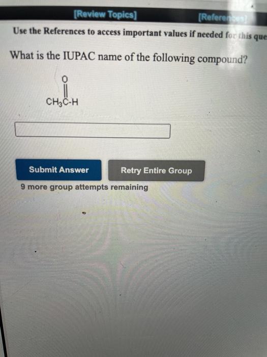 Solved [Review Topics] (References Use the References to | Chegg.com