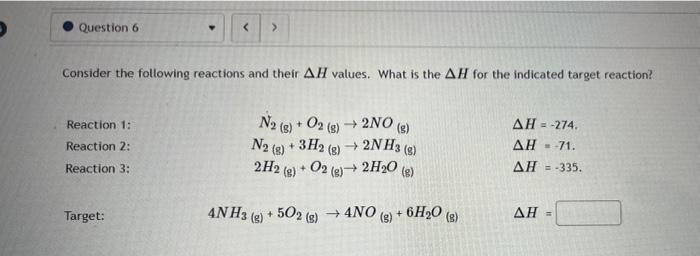 Solved Consider the following reactions and their ΔH values. | Chegg.com
