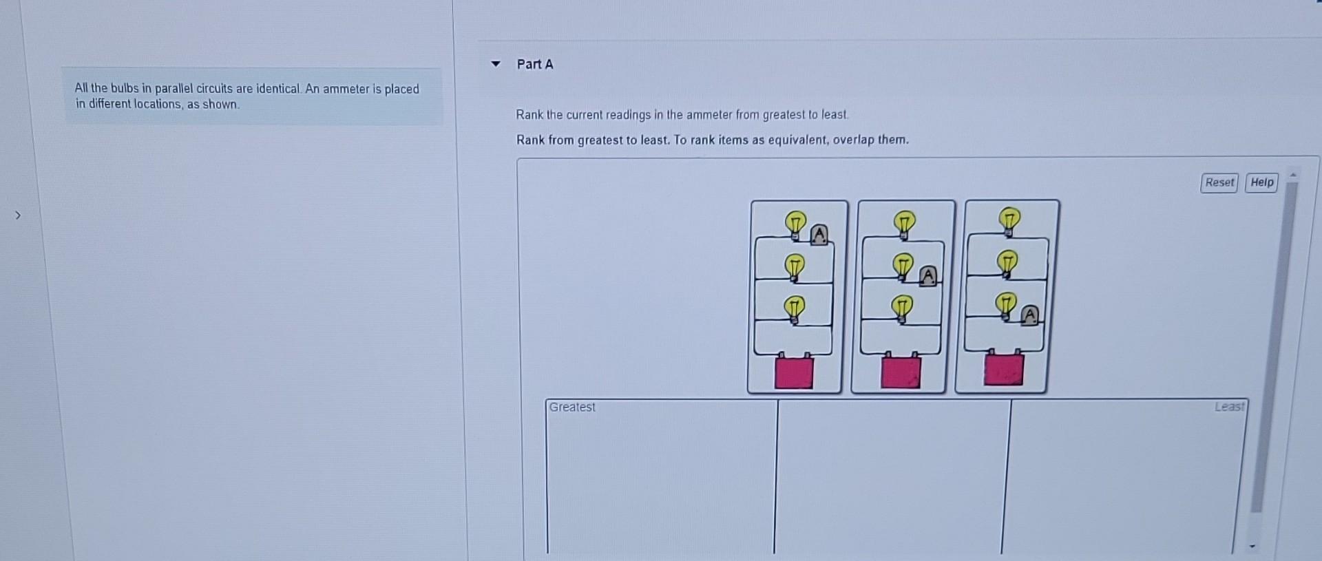 Solved All the bulbs in parallel circuits are identical. An | Chegg.com