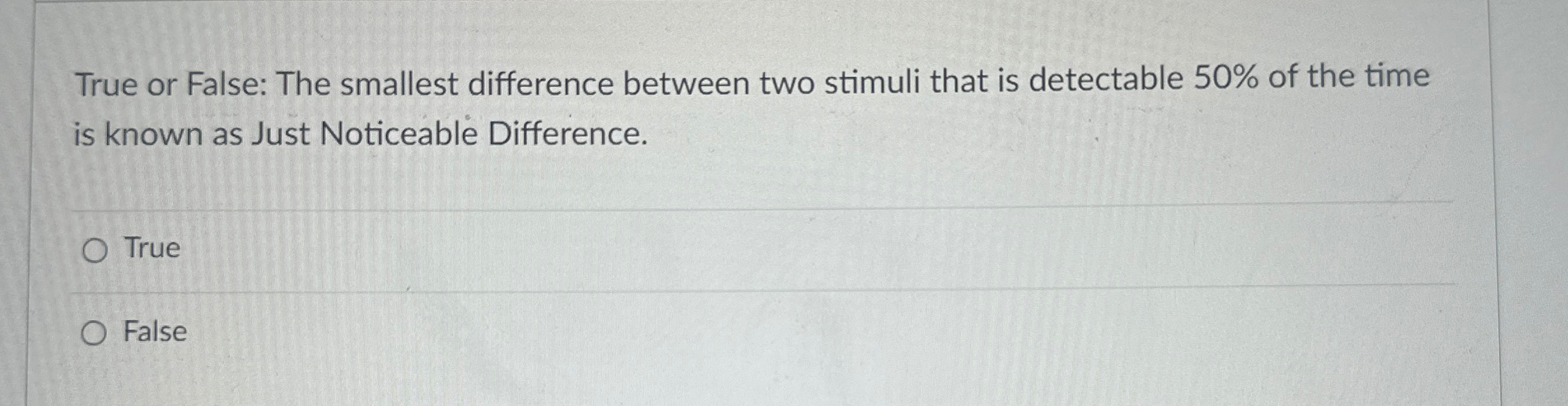 Solved True or False: The smallest difference between two | Chegg.com