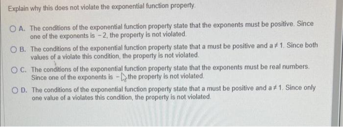 Solved Find all real numbers a such that a2=a−2. Explain why | Chegg.com