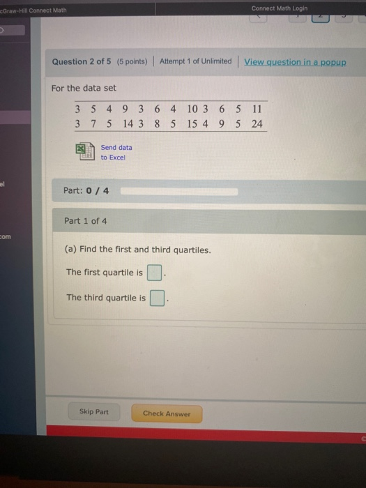 Solved cGraw-Hill Connect Math Connect Math Login Question 2 | Chegg.com