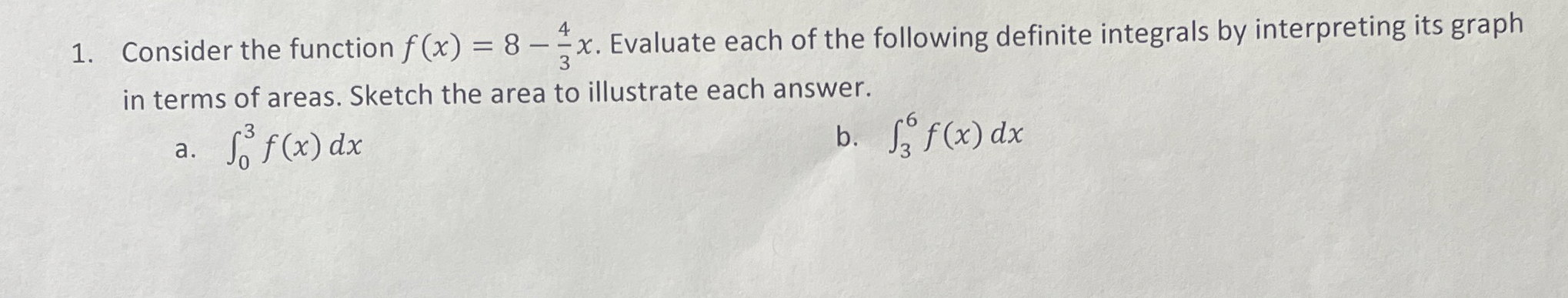 Solved Consider the function f(x)=8-43x. ﻿Evaluate each of | Chegg.com