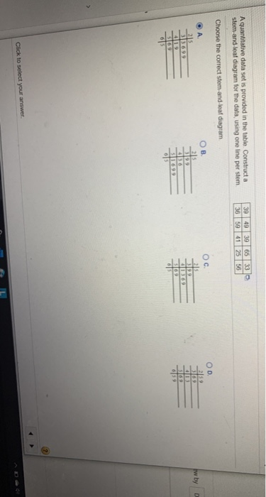Solved A quantitative data set is provided in the table. | Chegg.com