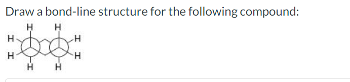 Solved Draw a bond-line structure for the following | Chegg.com