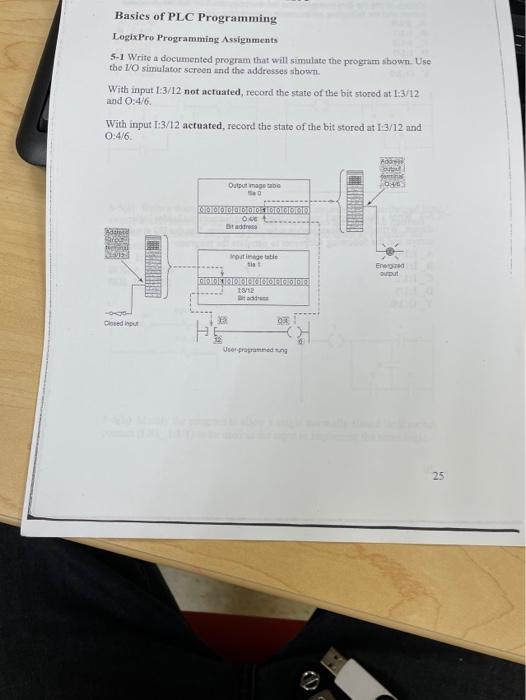 Solved Basies of PLC Programming Logix Pro Programming | Chegg.com
