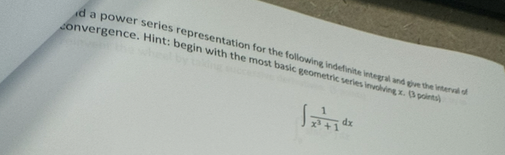 [Solved]: find a power series representation for the followi