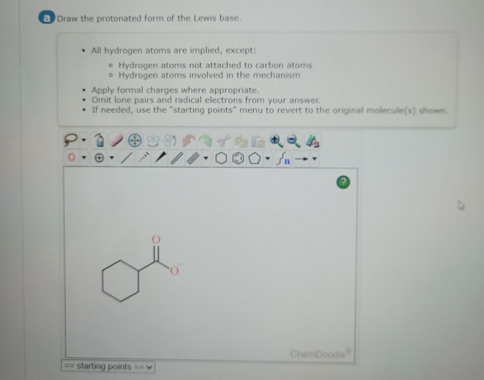Solved (a) ﻿Draw the protonated form of the Lewis base.All | Chegg.com