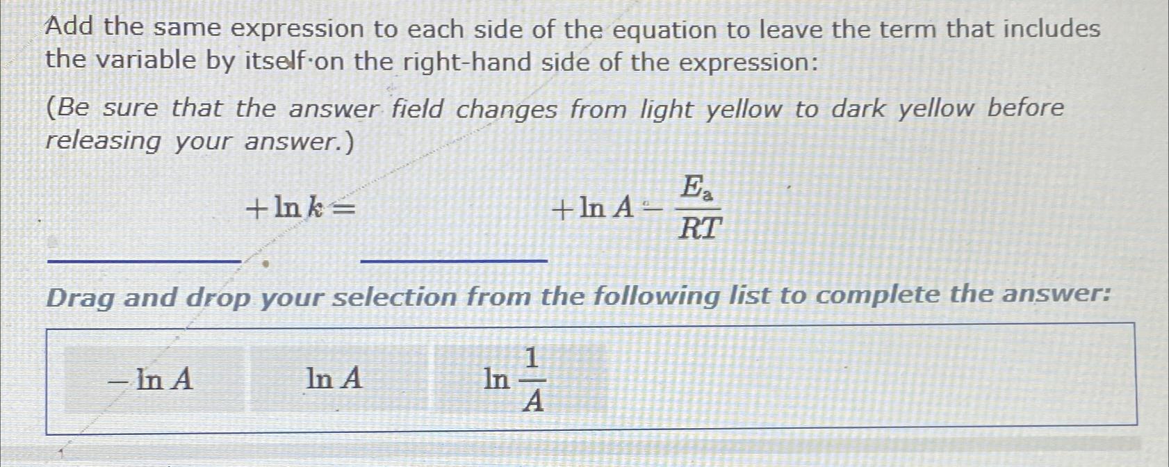 Solved Add the same expression to each side of the equation | Chegg.com
