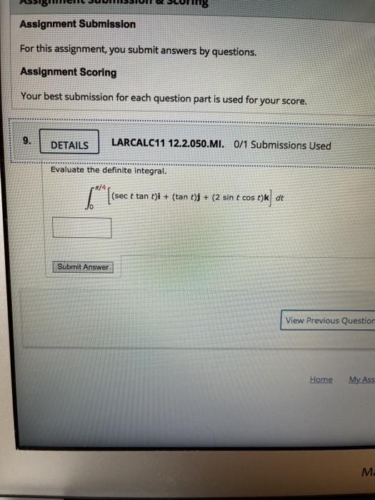 Solved Assignment Submission For this assignment, you submit | Chegg.com