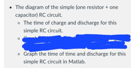 Solved The diagram of the simple (one resistor + ﻿one | Chegg.com