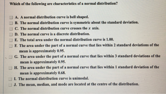 Solved Which of the following are characteristics of a | Chegg.com